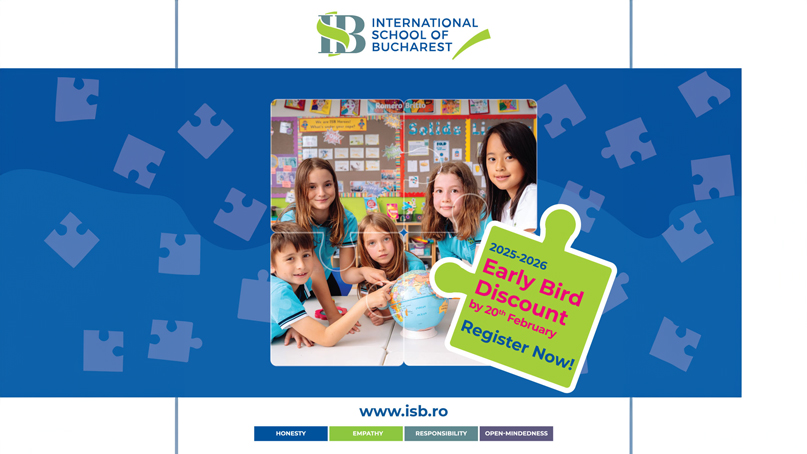 International School of Bucharest (ISB) anunță reducerea Early Bird ...